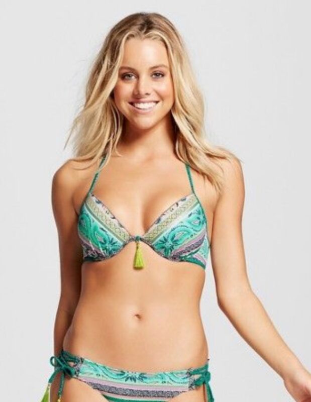 Ashley Darbys Tassel Bikini Big Blonde Hair