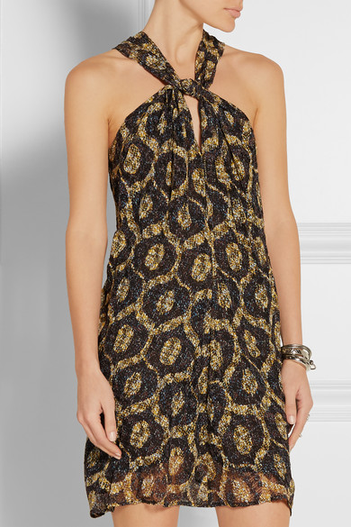 Alexis Rose’s Printed Halter Dress | Big Blonde Hair