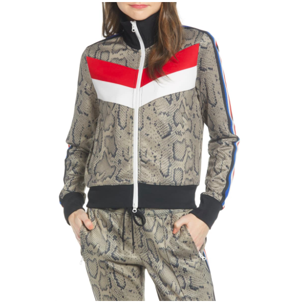 Lisa Rinna's Snake Print Tracksuit | Big Blonde Hair