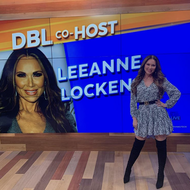 LeeAnne Locken’s Black and White Printed Dress | Big Blonde Hair