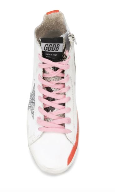 Tracy Tutor's High Top Sneakers | Big Blonde Hair