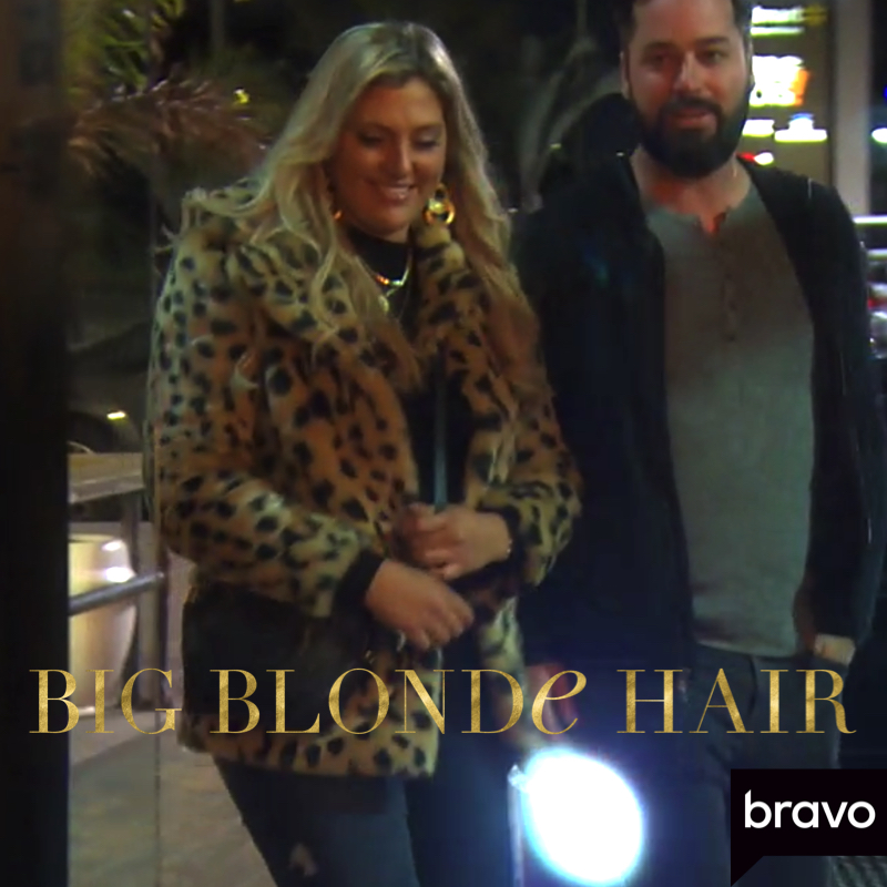 Gina Kirschenheiter’s Leopard Faux Fur Coat | Big Blonde Hair