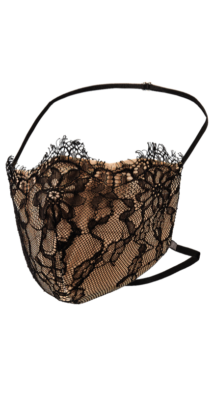 Emily Simpson’s Black Lace Face Mask | Big Blonde Hair