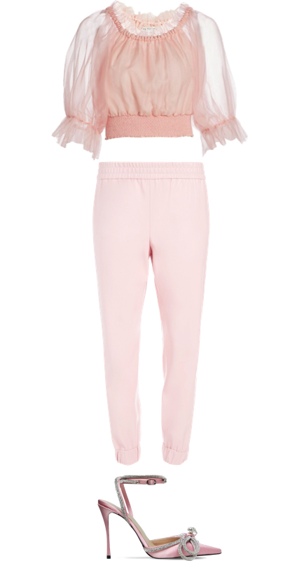 Tiffany Moon’s Pink Outfit | Big Blonde Hair