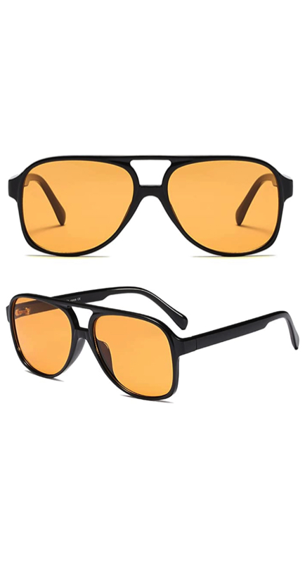 Amanda Batula’s Yellow Lens Aviator Sunglasses | Big Blonde Hair