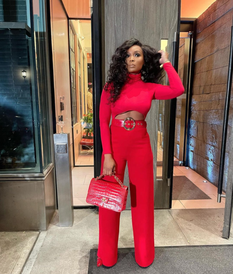 Marlo Hampton's Red Outfit