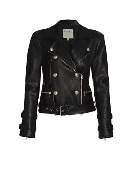 Kenya Moore's Black Leather Jacket | Big Blonde Hair
