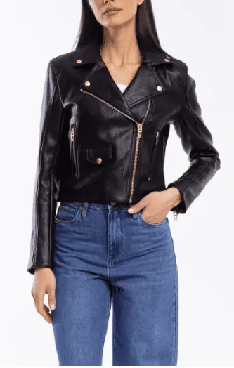 Kenya Moore's Black Leather Jacket | Big Blonde Hair