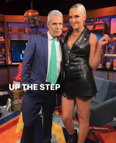 Gina Kirschenheiter's Black Leather Look on WWHL