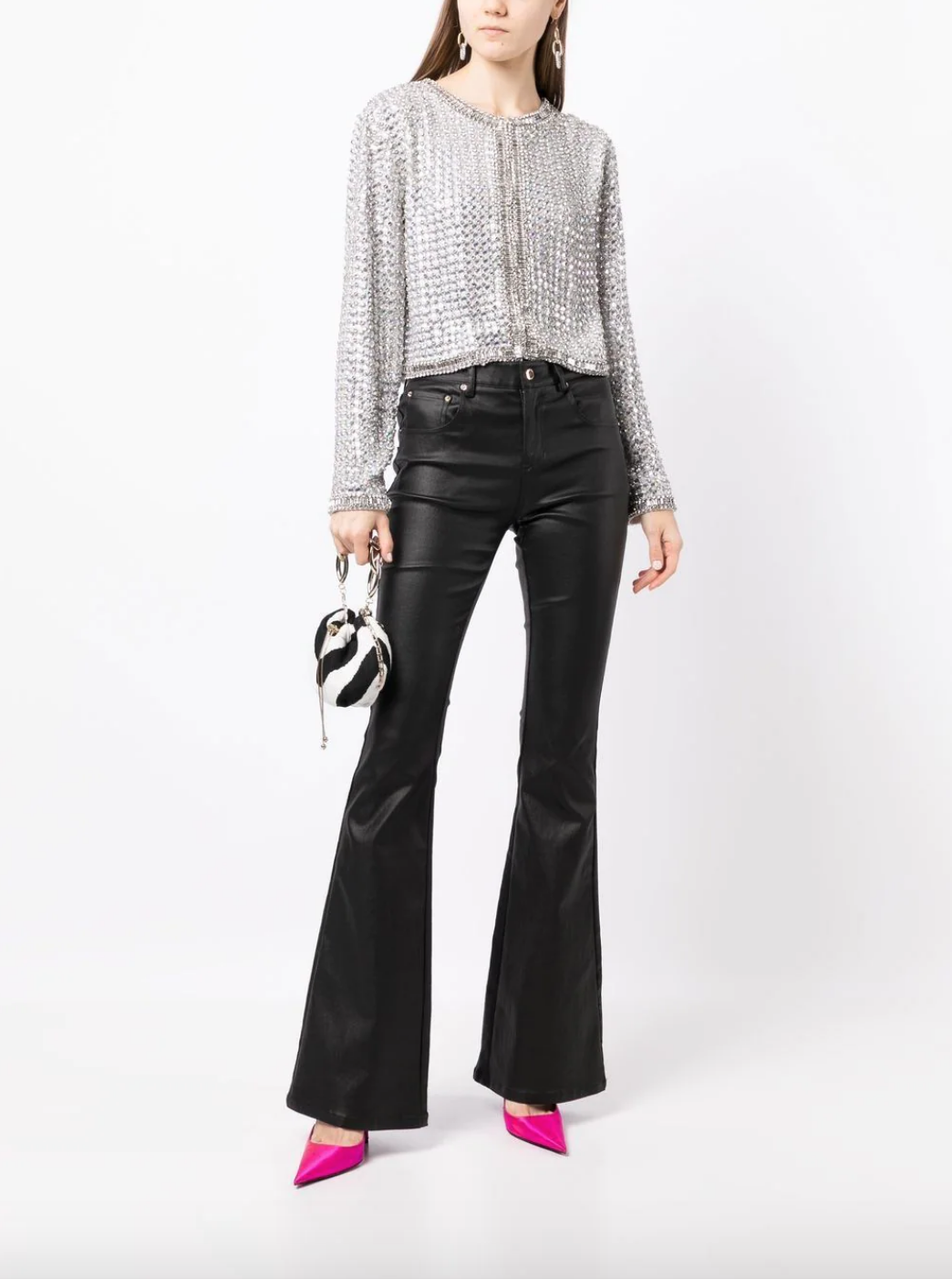 Jenna Lyons' Silver Crystal Embellished Jacket