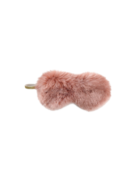 Brynn Whitfield's Pink Fur Eye Mask