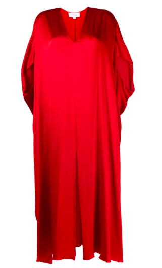 Jessel Taank's Red Caftan Dress