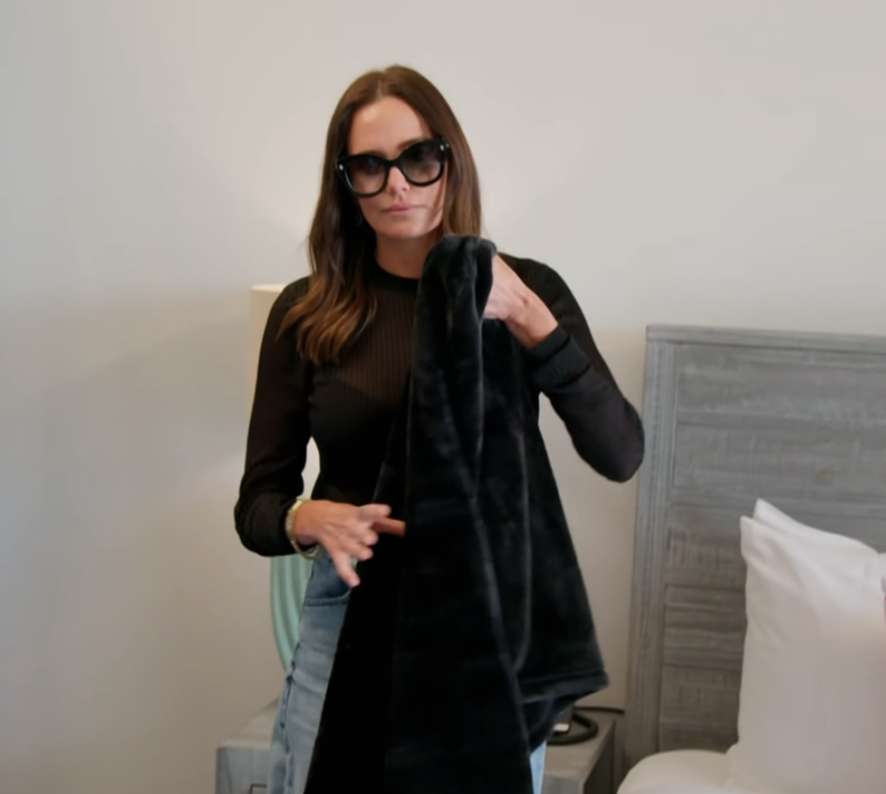 Meredith Marks' Black Cat Eye Sunglasses