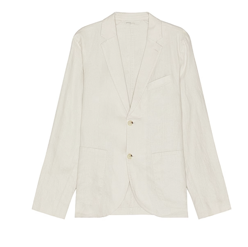 Paige DeSorbo's Beige Linen Blazer