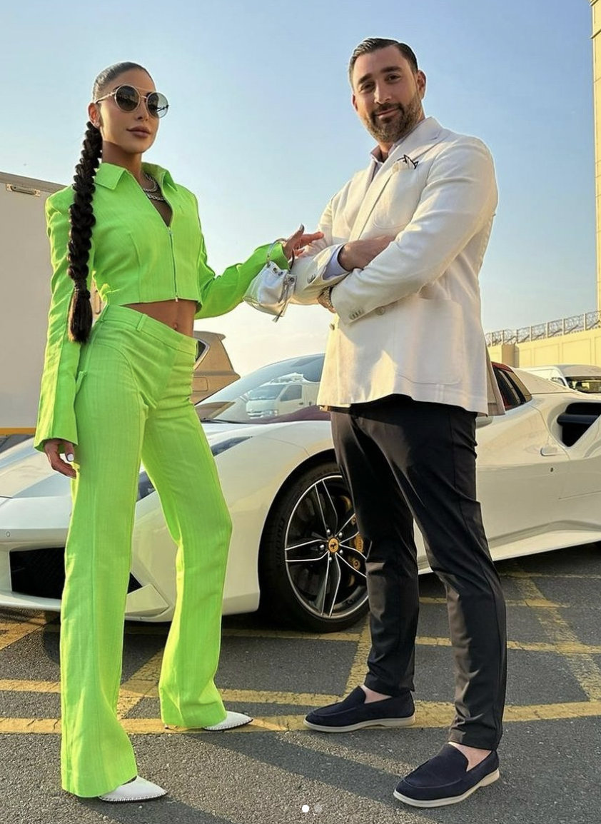 Taleen Marie's Neon Green Suit