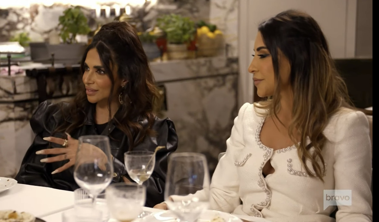 Taleen Marie's White Pearl Embellished Mini Dress